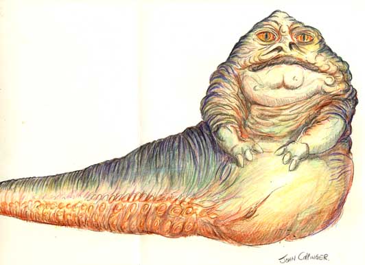 What Color Is Jabba the Hutt? (Part 1: Jabba in Return of the Jedi ...