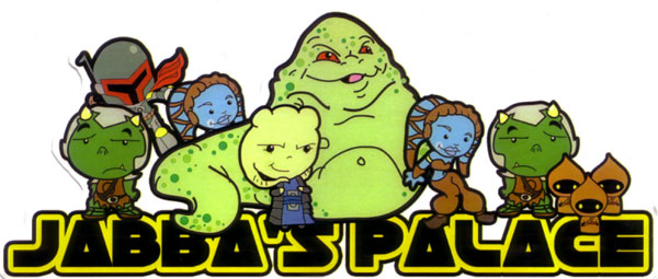 Jabba’s Palace Sticker by Touche Tees | Mighty Jabba's Collection