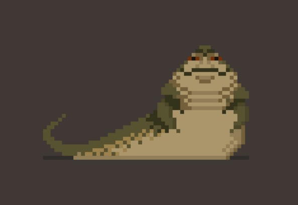 Link: Star Wars Pixel Posters by Michael Myers | Mighty Jabba's Collection
