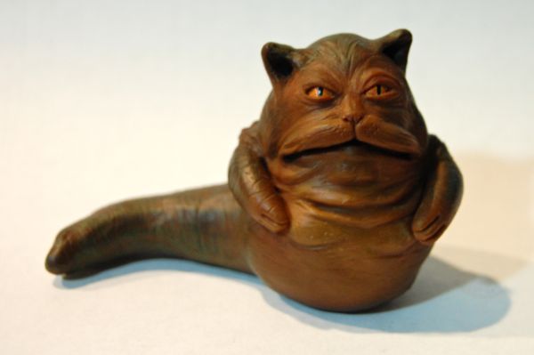 Jabbacat Polymer Sculpture by Ash Cairns | Mighty Jabba's Collection