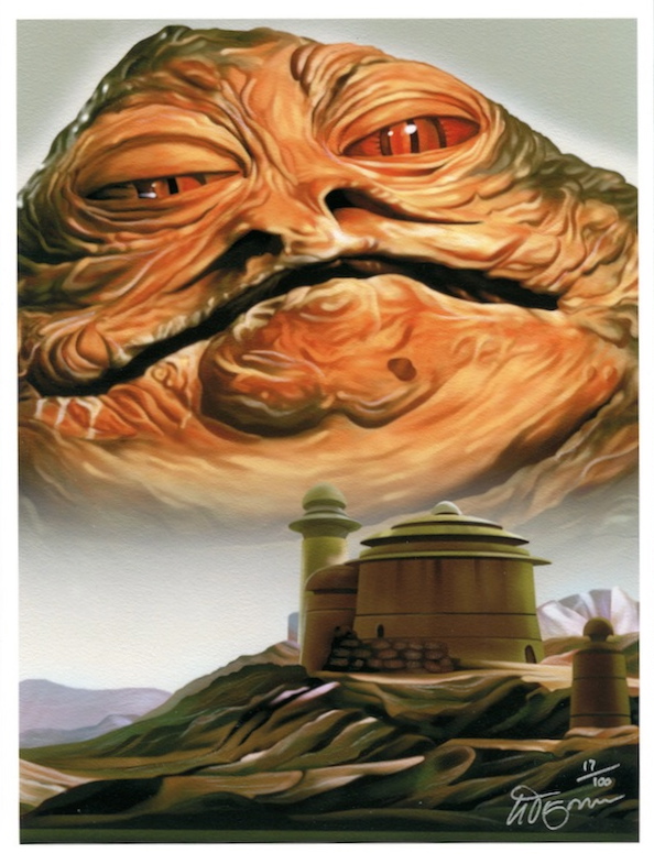 “Jabba the Hutt” Print by Gary Tymon | Mighty Jabba's Collection