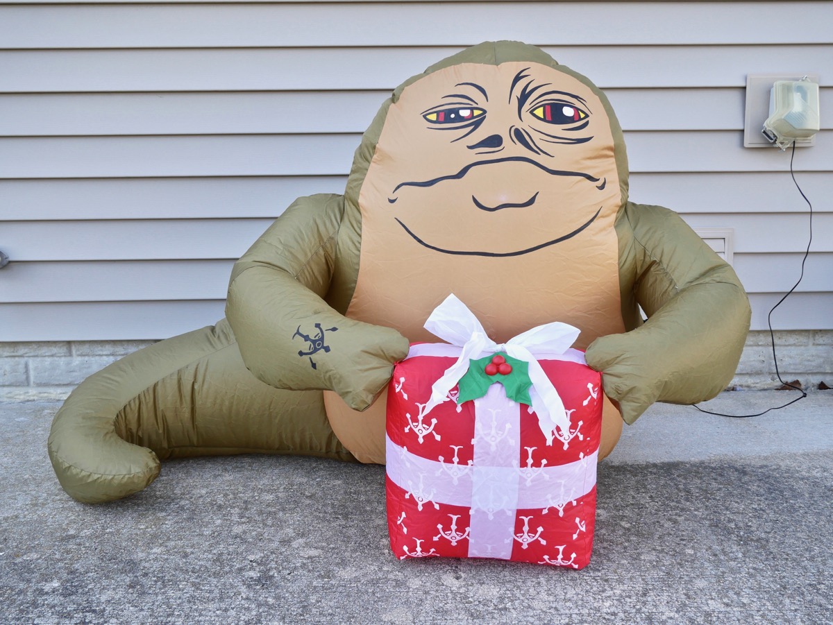 Unproduced Prototype Gemmy Airblown Inflatable Jabba the Hutt with ...