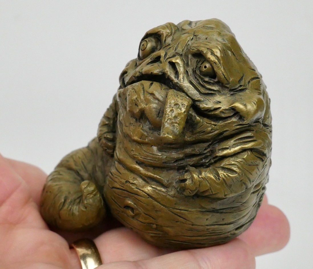 Cold-Cast Bronze “Little Jabba” Statue by PickledCircus | Mighty Jabba ...